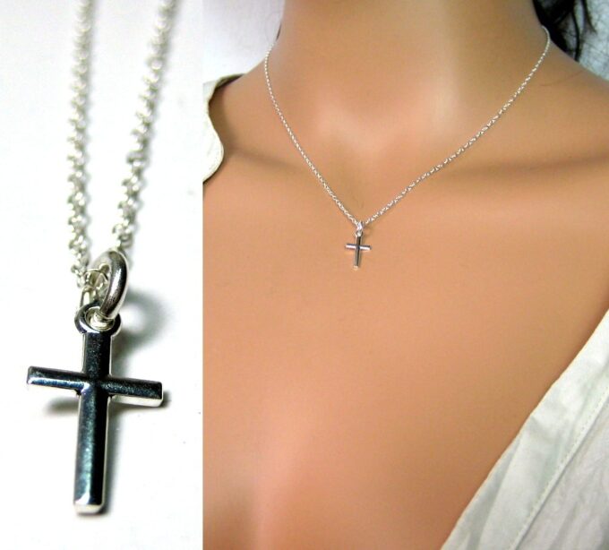 Collier croix femme Argent 925 massif - Ninanina